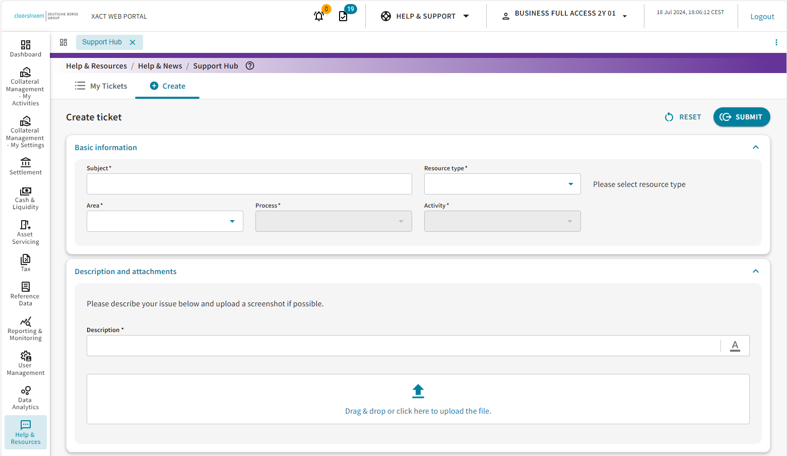 Xact Web Portal: New Support Hub