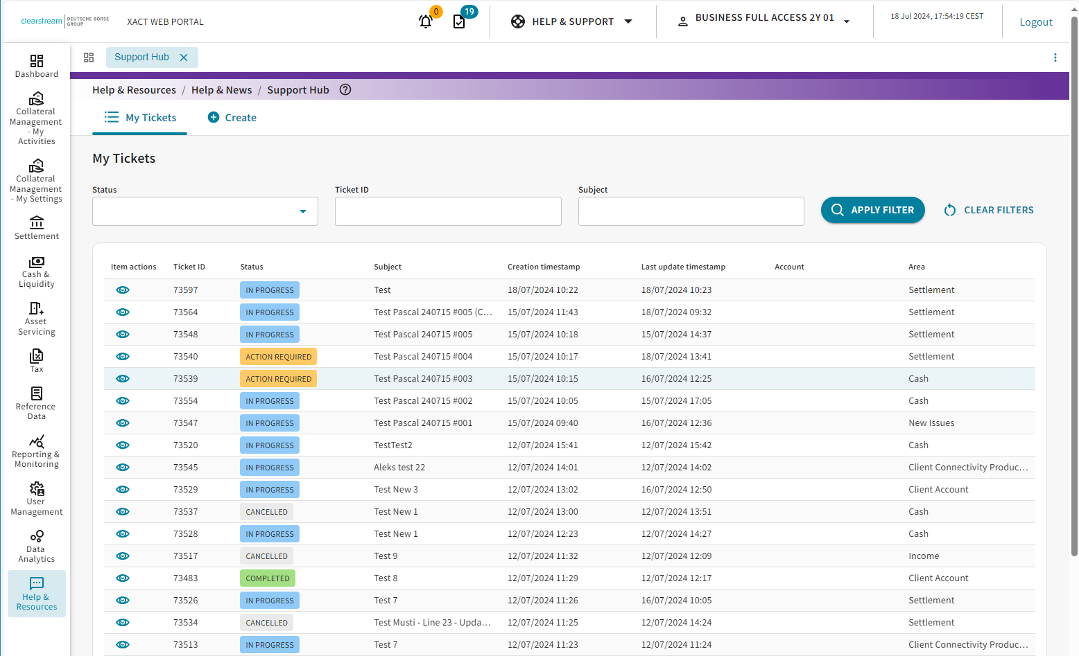 Xact Web Portal: New Support Hub