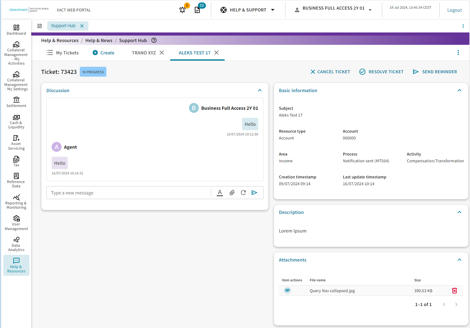 Xact Web Portal: New Support Hub