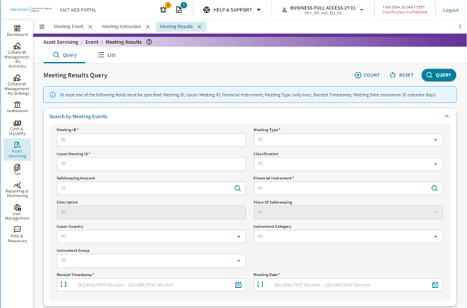 Xact Web Portal: ISO 20022 rollout for General Meetings - new module ...